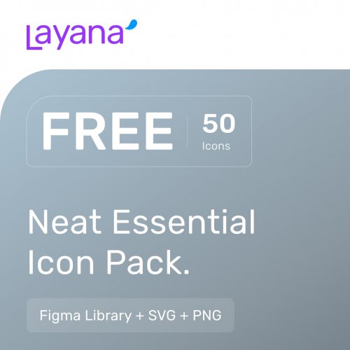 Layana Essential Icon Pack FREE - Design Anything
