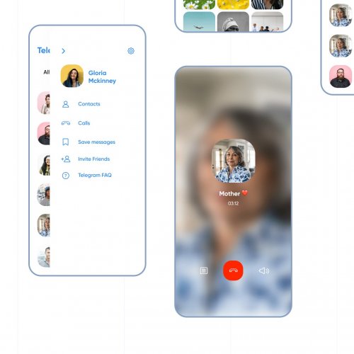 Telegram App UI Kit for Figma - Design Anything