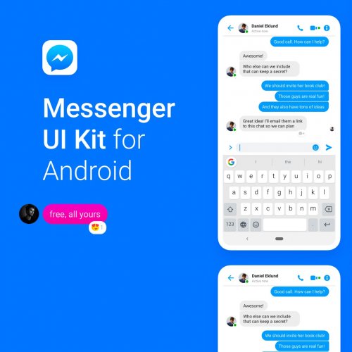 Facebook Messenger UI Kit for Android - Design Anything