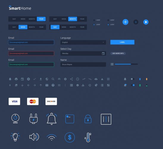 Smart Home UI Kit - Design Anything
