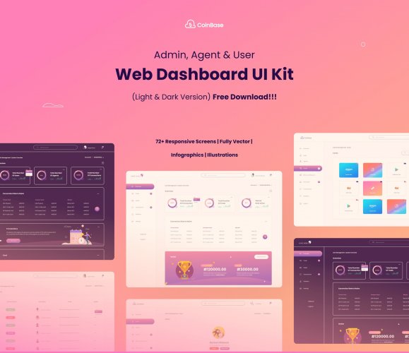 Coinbase - Web Dashboard Ui Kit - Design Anything