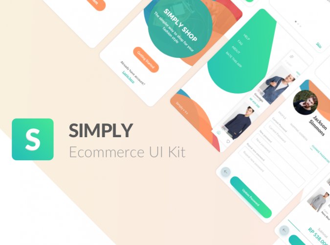 Simply eCommerce UI Kit - Design Anything