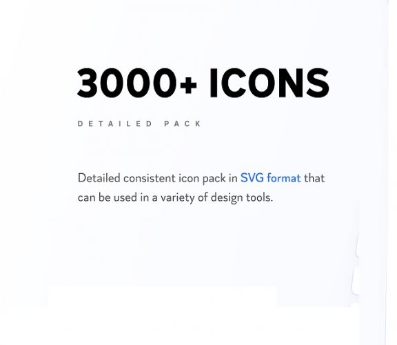 3000+ Icons | Detailed Pack - Design Anything