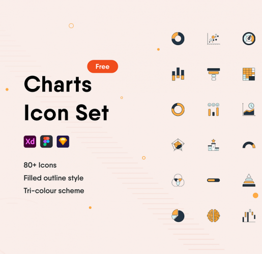 Free Charts Icon Set - Design Anything
