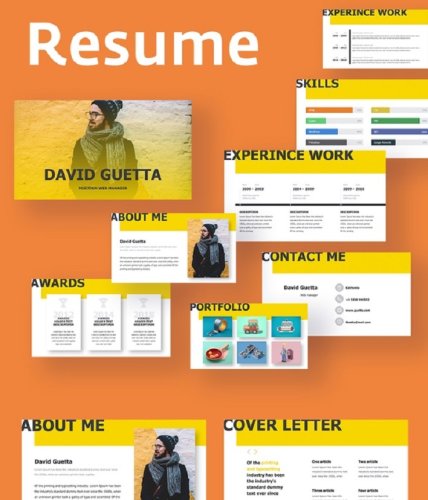 Resume Powerpoint template - Design Anything